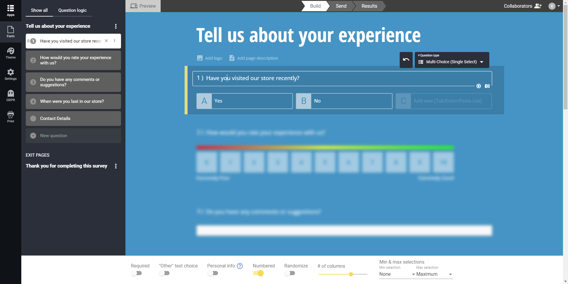 Release Notes: New and Improved Survey Builder - Shout.com
